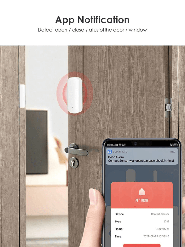 Smart Wifi Door Window Security Sensor | Smart Watt